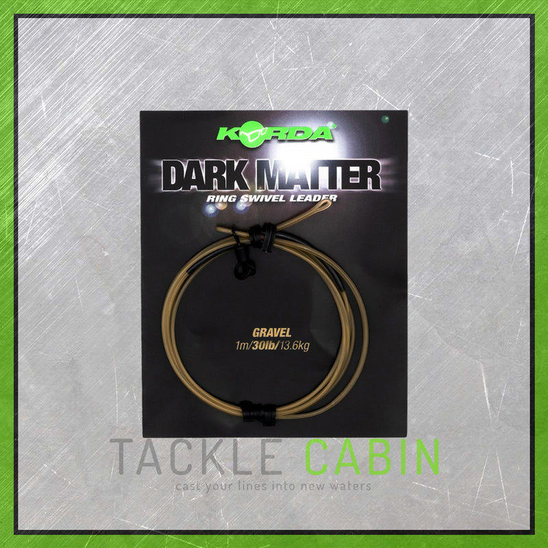 Korda Heli Safe Leader Korda Dark Matter Ring Swivel Leader - 1 Meter ...