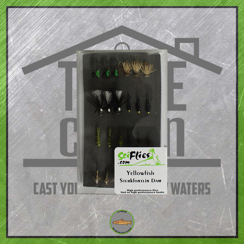 Yellowfish Sterkfontein Dam Fly Selection 21 Pc Pack